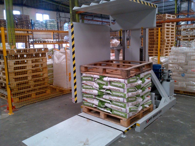Pallet Inverter and Pallet Changer - TopIndustries inc. - designed for US