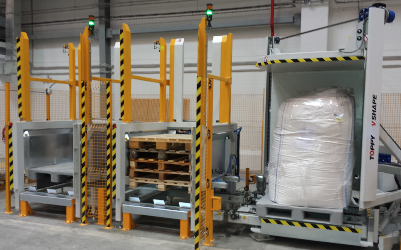 Pallet Exchanger System | V Shape Minilogy