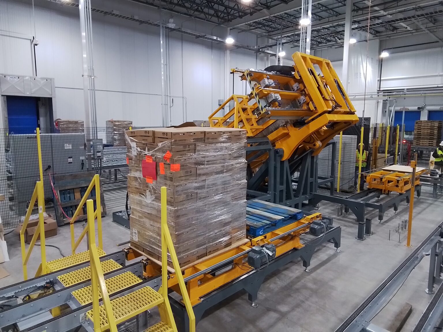 Inline Pallet Inverter for Fast Pallet Exchanging (High-Speed)