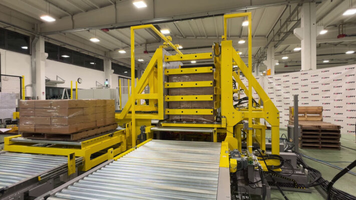 Automatic Push and Pull System - Palletless to Any Pallet