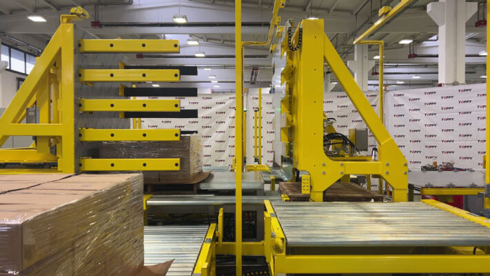 Automatic Push and Pull System - Palletless to Any Pallet